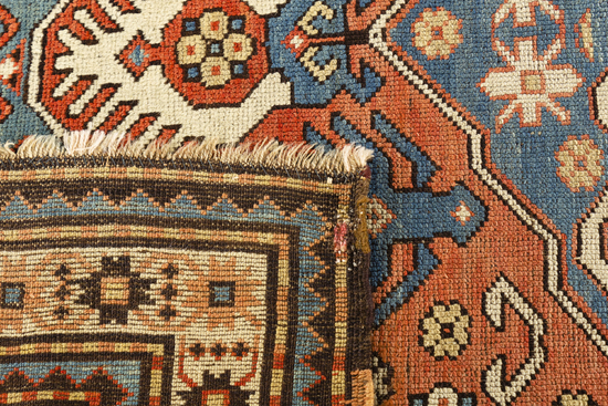 Antique Caucasian Cloudband Kazak Rug Circa 1880 - Antique Rugs