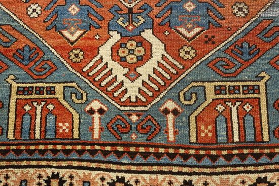 Antique Caucasian Cloudband Kazak Rug Circa 1880 - Antique Rugs