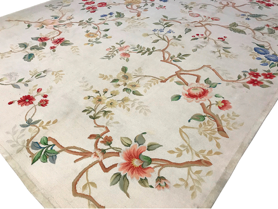 Summer Needlepoint Rug 2148C - Oversize Rugs