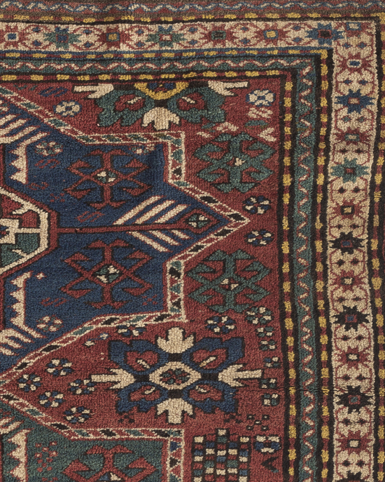 Antique Caucasian Kazak Rug Circa 1880. - Antique Rugs