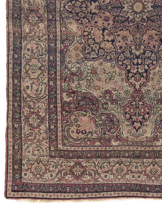 Antique Persian Kirman Lavar Rug circa 1880 - Antique Rugs