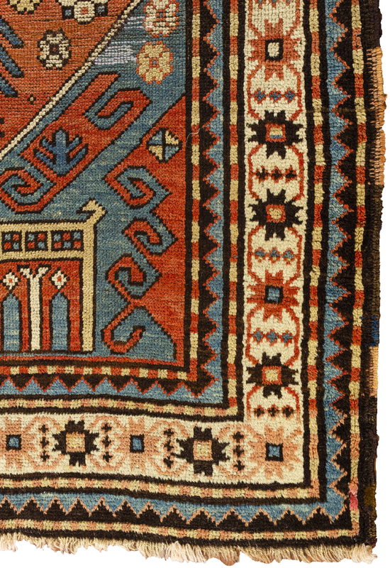 Antique Caucasian Cloudband Kazak Rug Circa 1880 - Antique Rugs